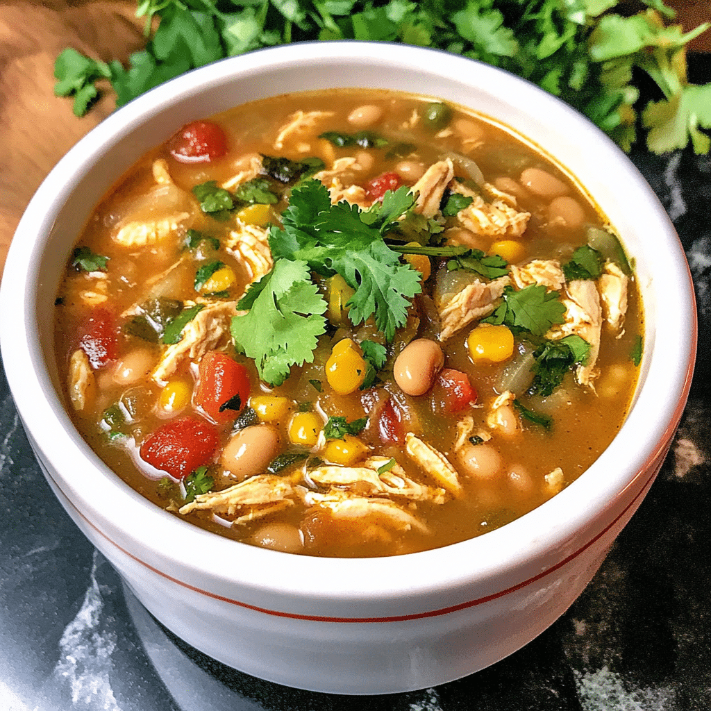 White Bean Chicken Chili Recipe - ymrecipes.com