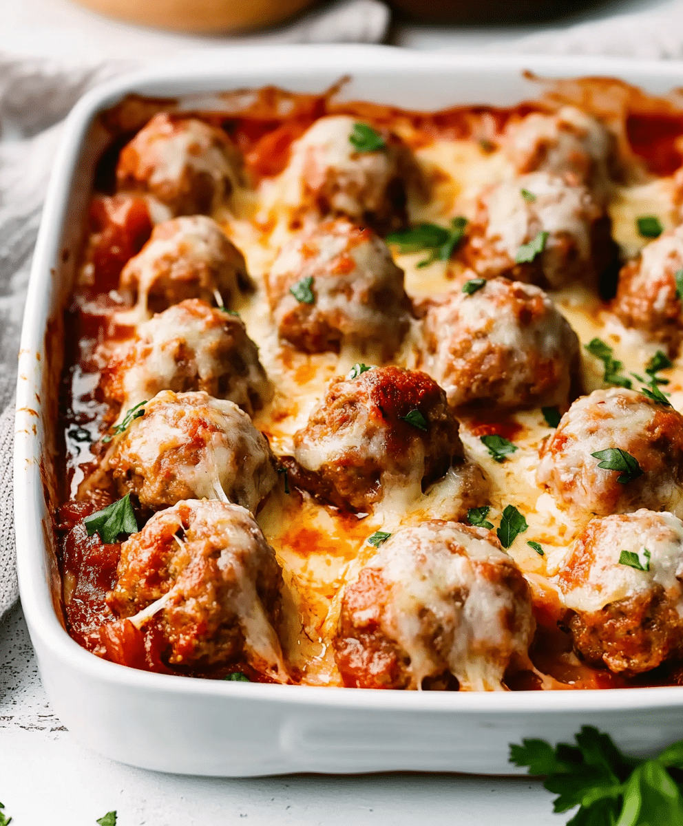 Meatball Casserole Recipe - ymrecipes.com