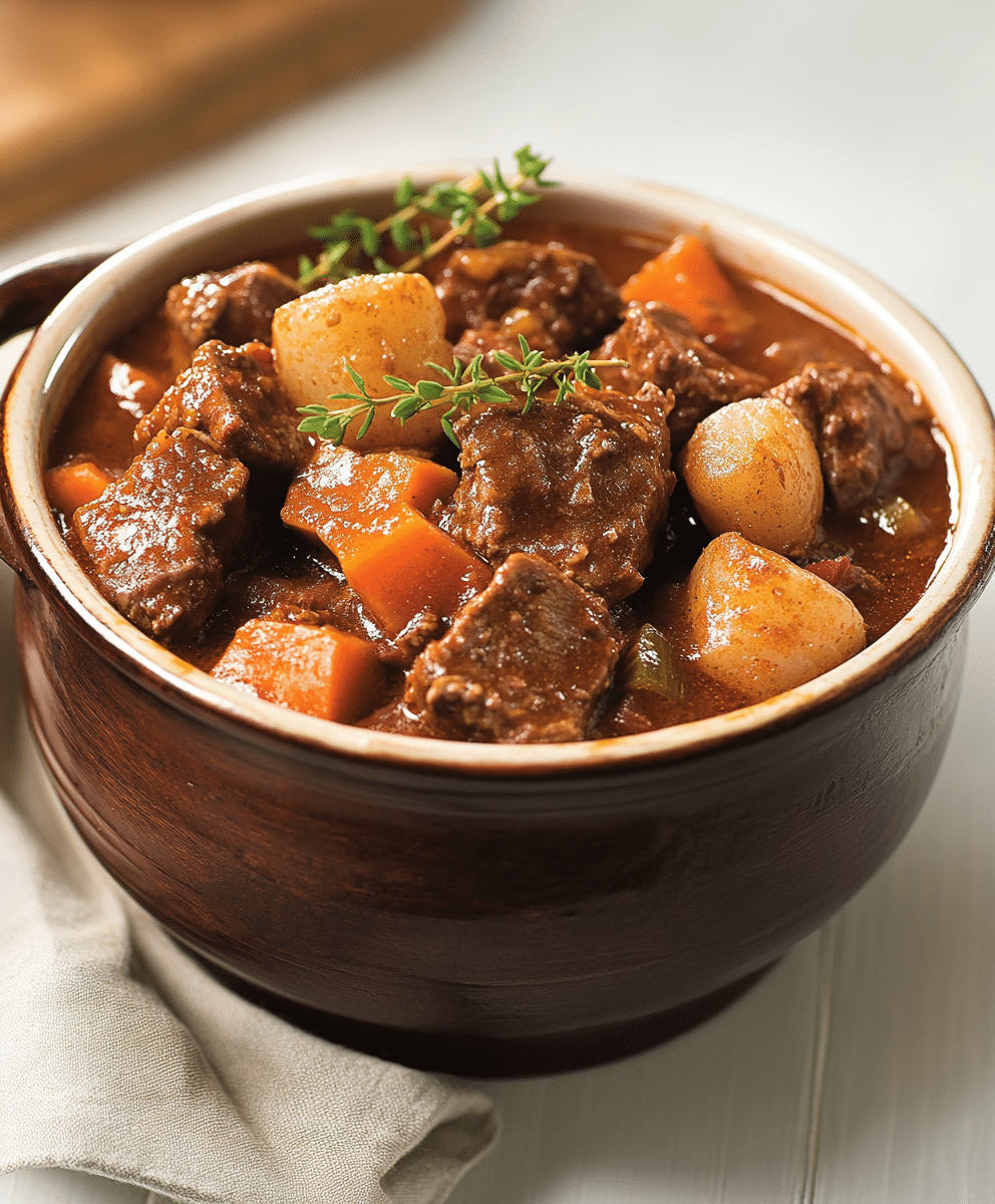 Old Fashioned Beef Stew Recipe - ymrecipes.com