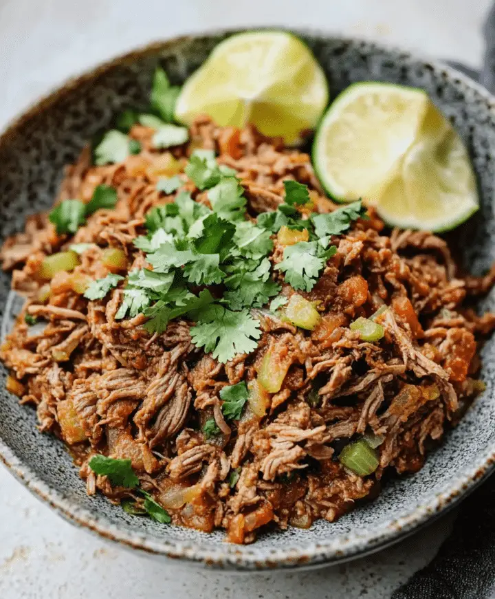 Slow Cooker Beef Machaca Recipe - ymrecipes.com