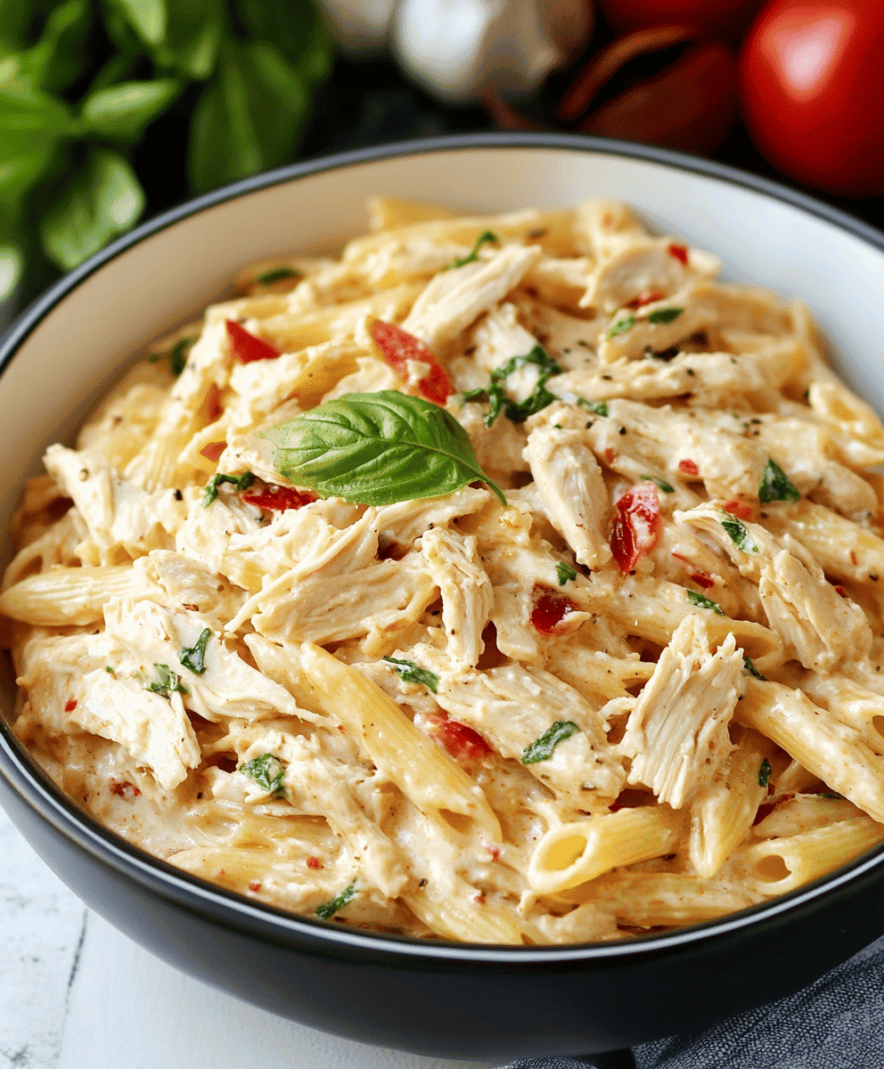 Cheesy Chicken Pasta Recipe Recipe - ymrecipes.com