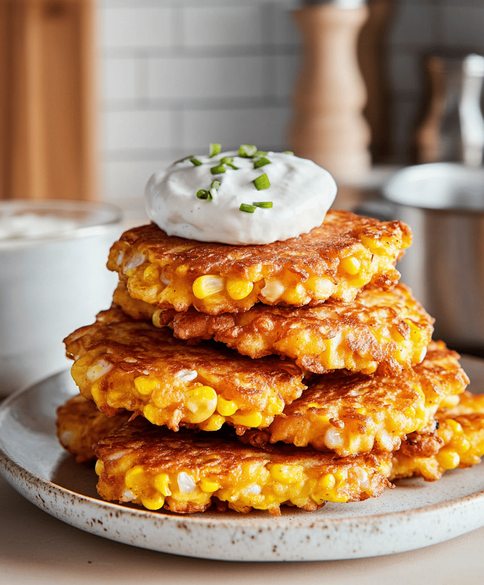 Corn Fritters Recipe - ymrecipes.com