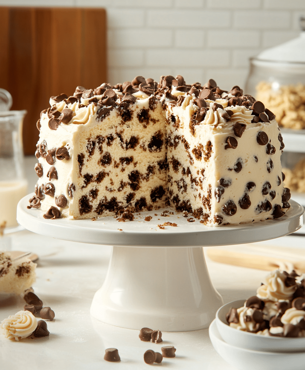 Decadent Cookie Dough Delight Cake Recipe - ymrecipes.com