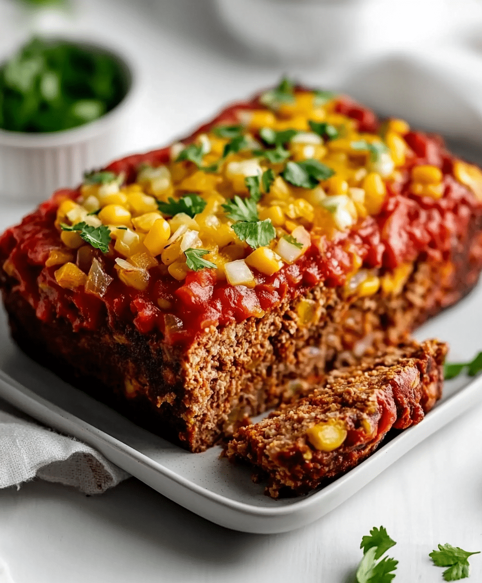 Mexican Taco Meatloaf Recipe - ymrecipes.com