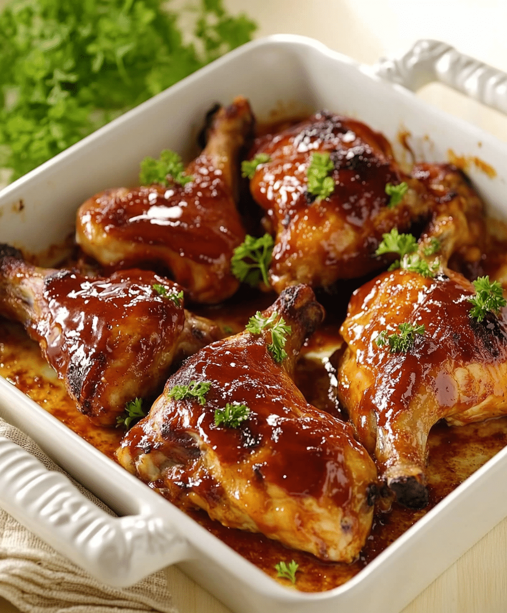 Oven Baked Bbq Chicken Recipe - ymrecipes.com