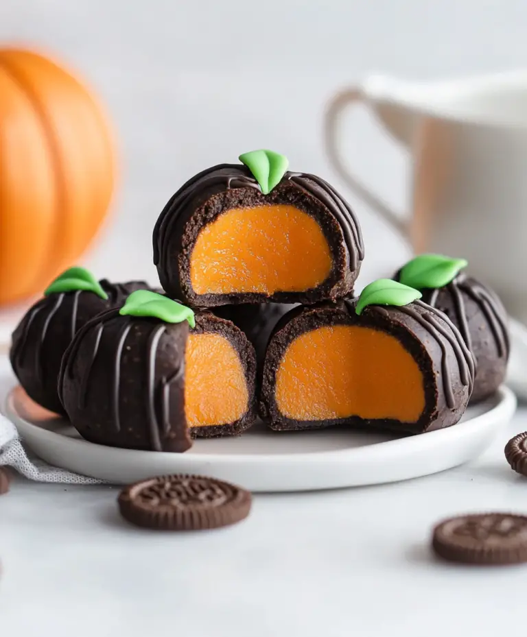 Pumpkin Oreo Balls Recipe - ymrecipes.com