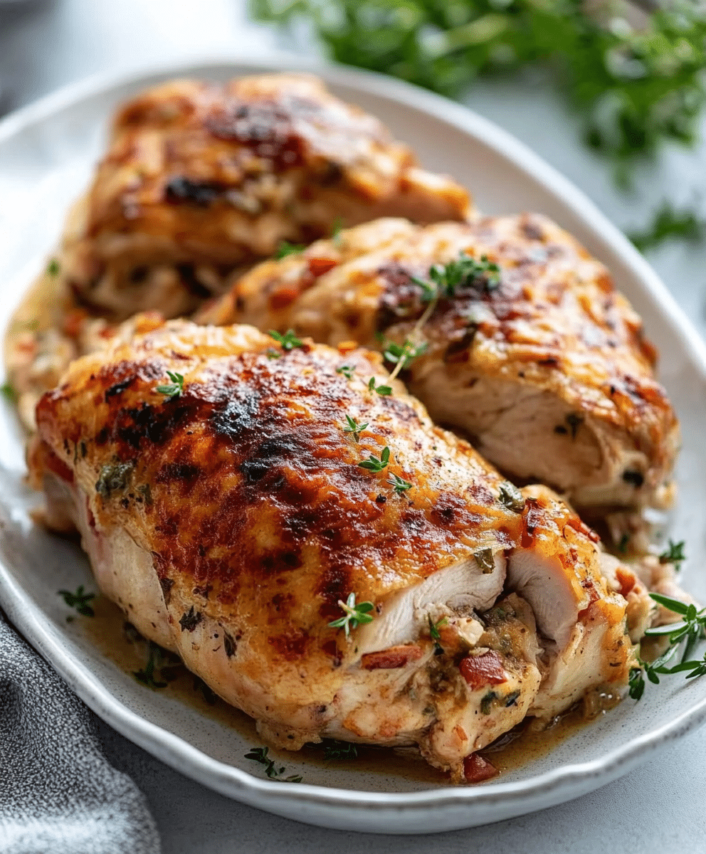 Stuffed Chicken Recipe - ymrecipes.com