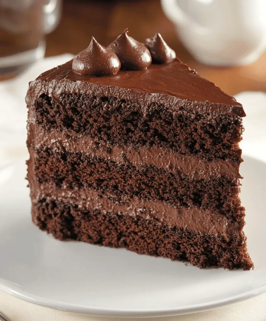 Triple Chocolate Cake Recipe - ymrecipes.com