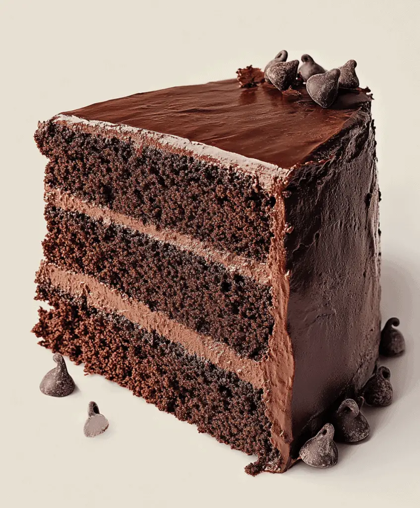 Triple Chocolate Cake Recipe - ymrecipes.com