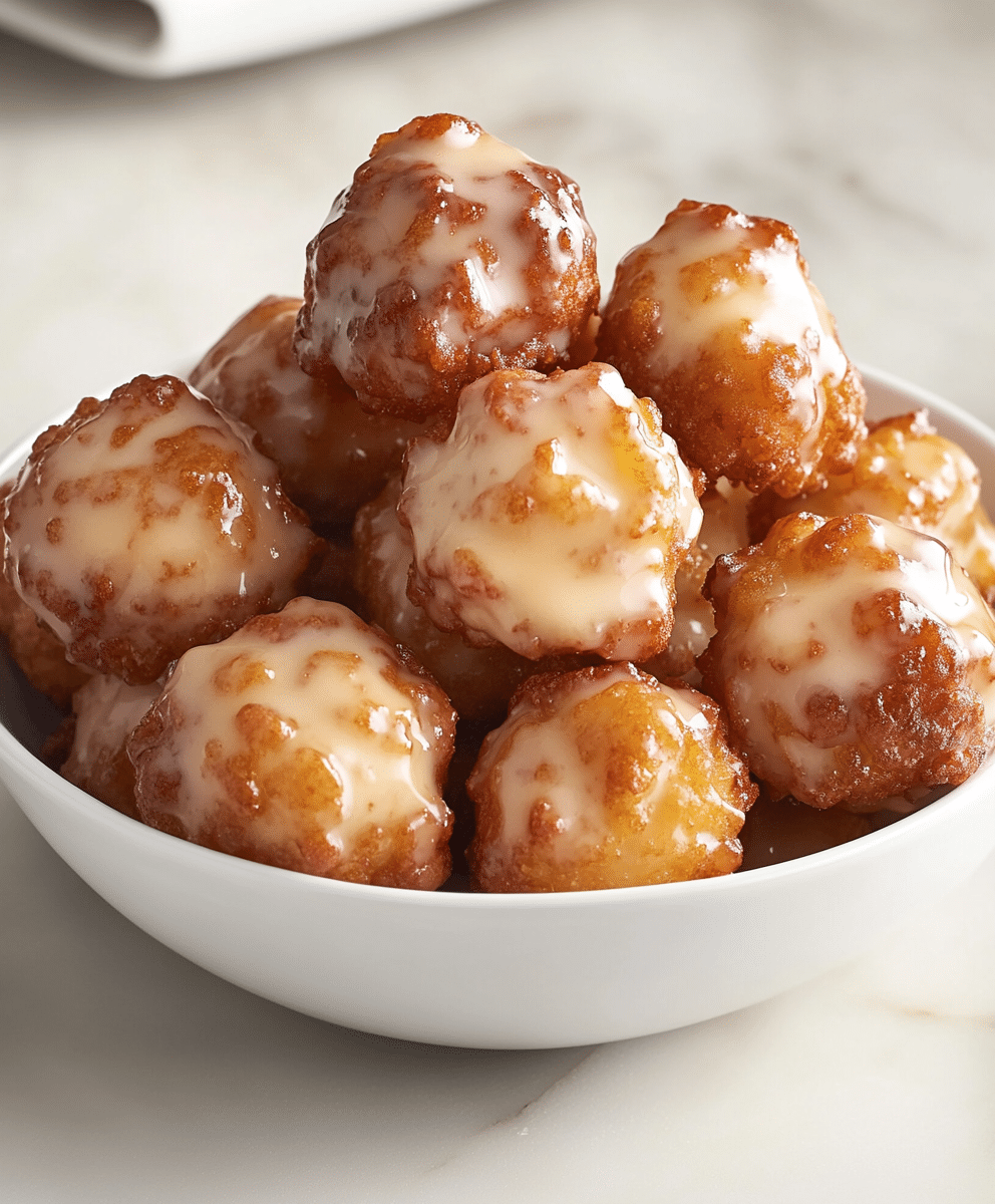 Apple Fritter Bites Recipe - ymrecipes.com