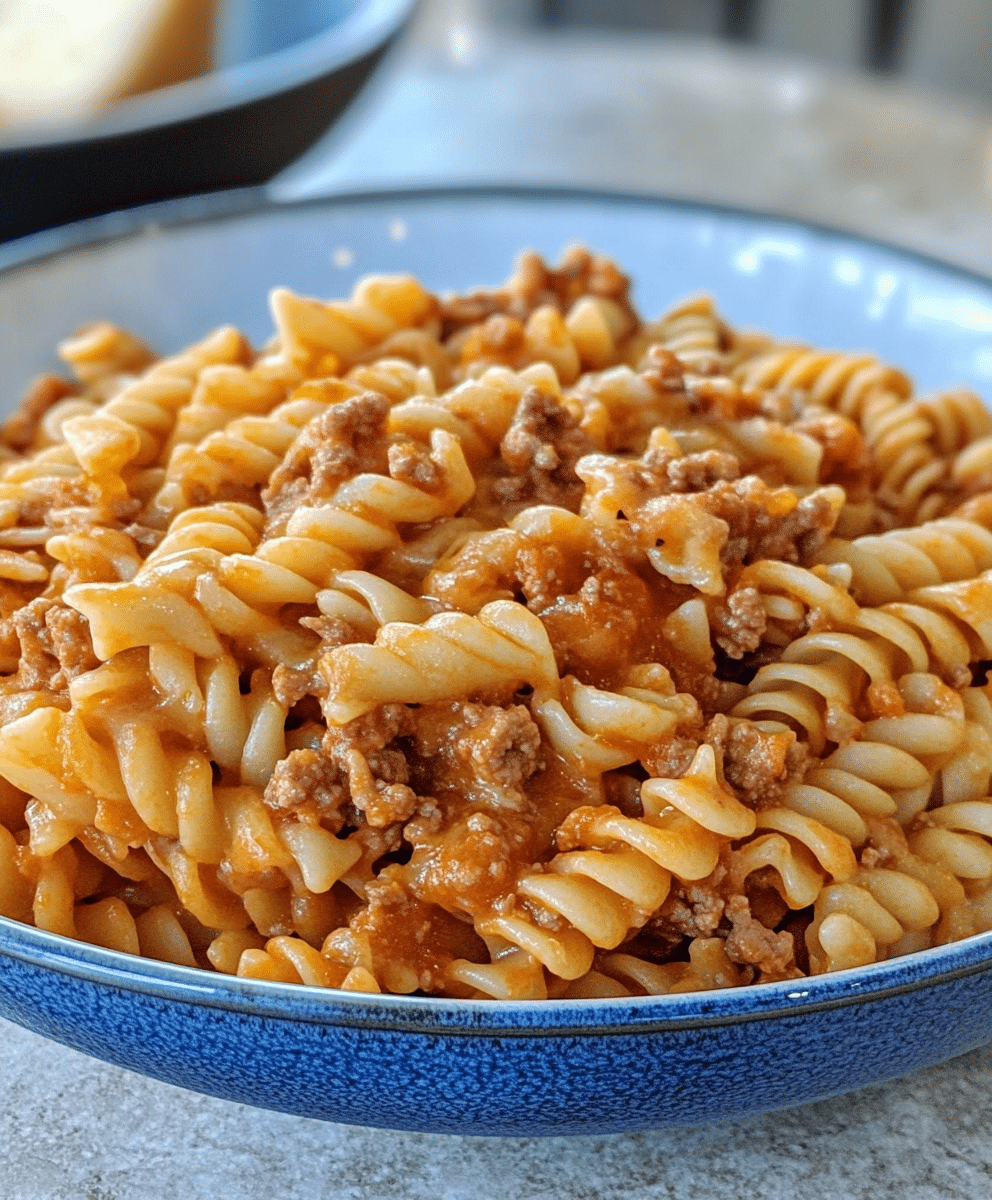 Cheesy Taco Pasta Recipe - ymrecipes.com