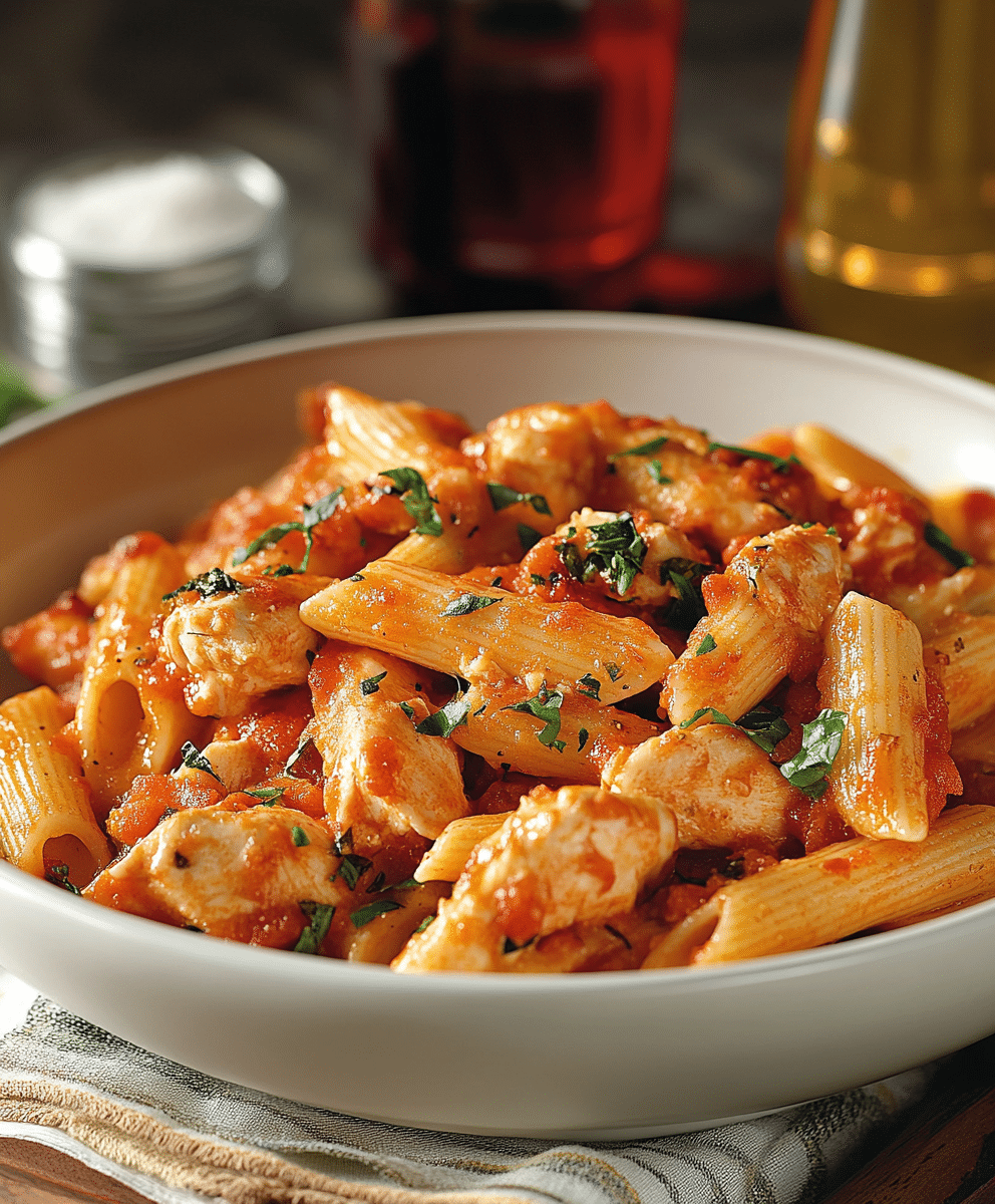 Chicken Tomato Pasta Recipe - ymrecipes.com