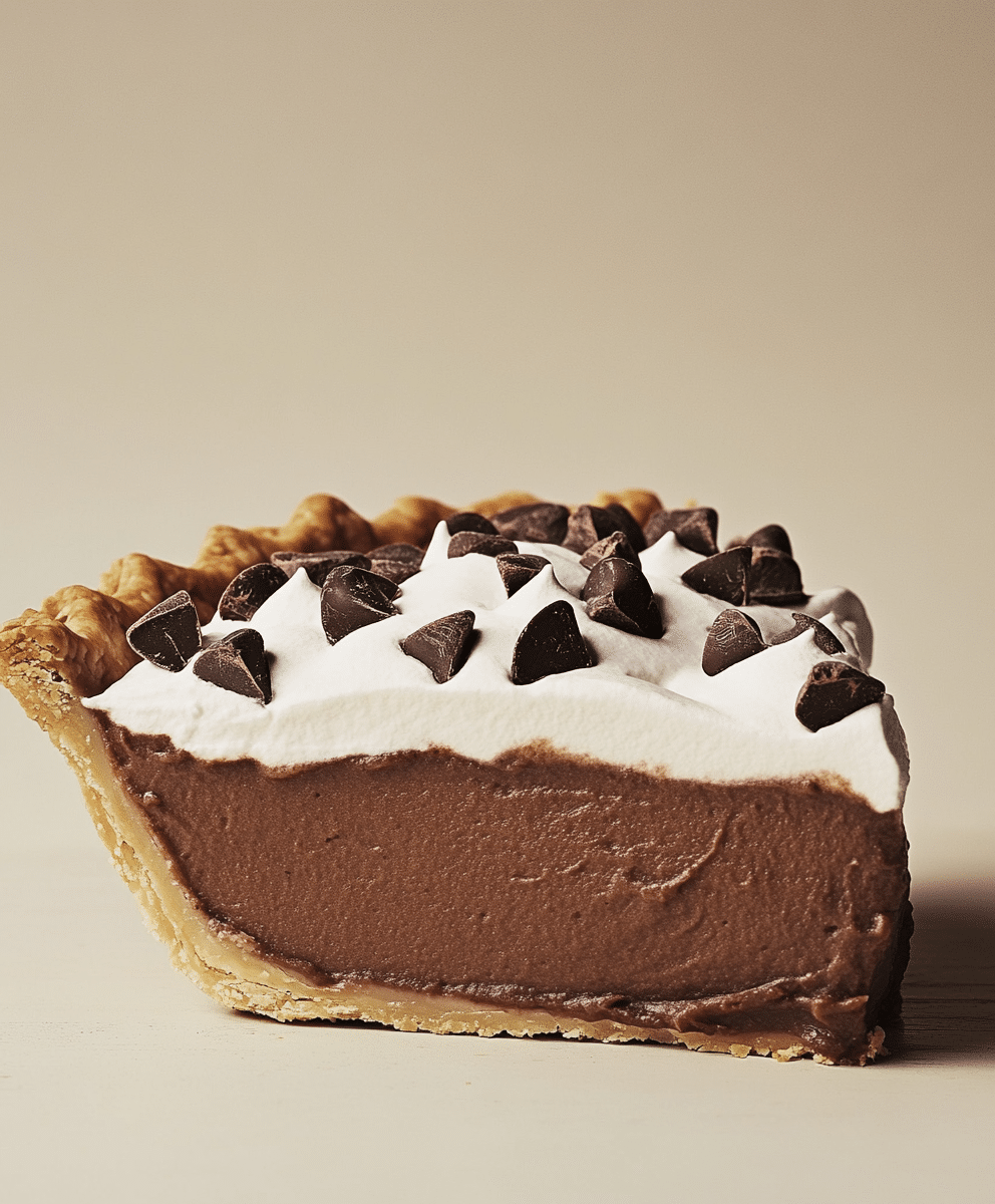 Easy Chocolate Pie Recipe - ymrecipes.com
