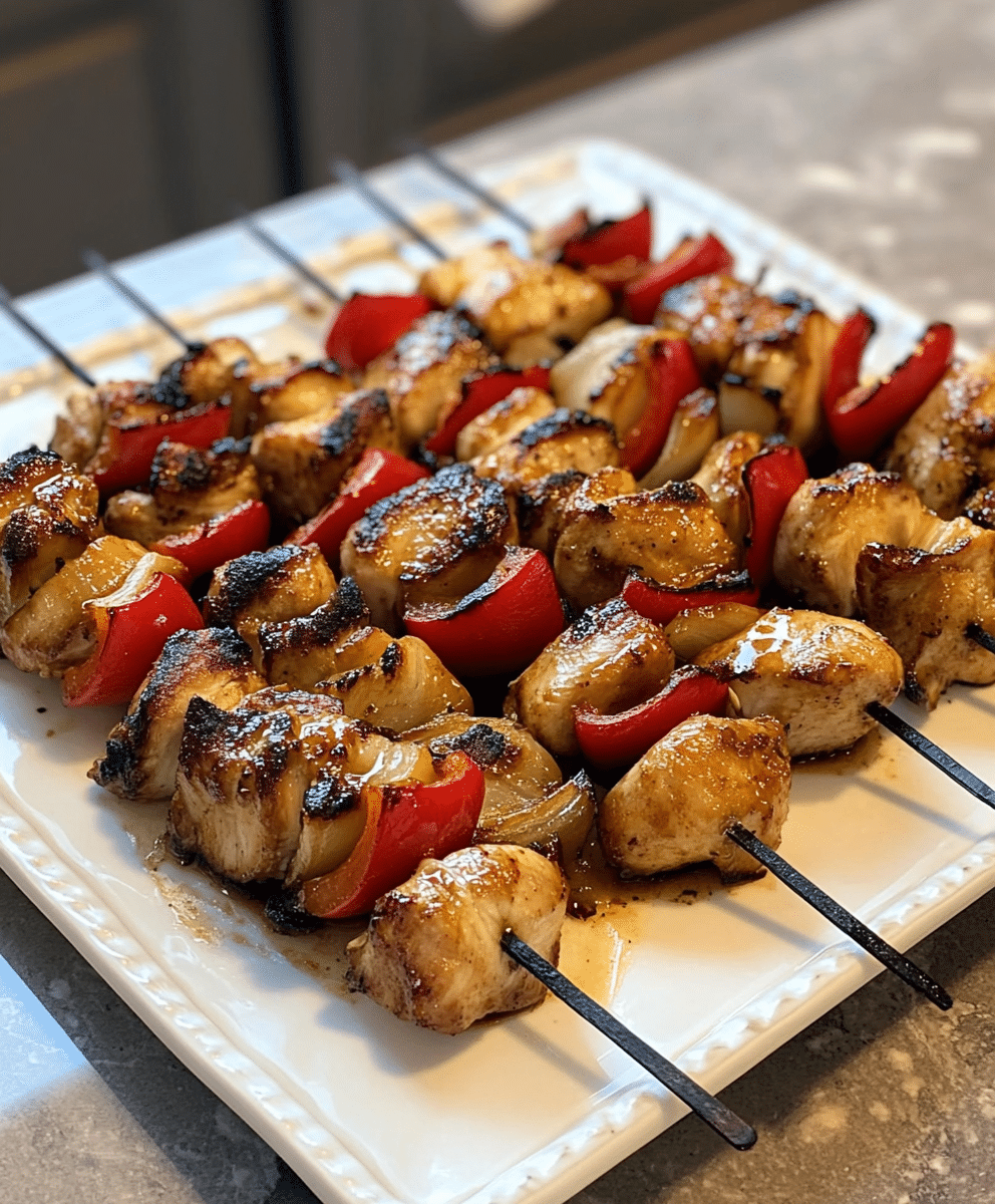 Yummy Honey Chicken Kabobs Recipe - ymrecipes.com