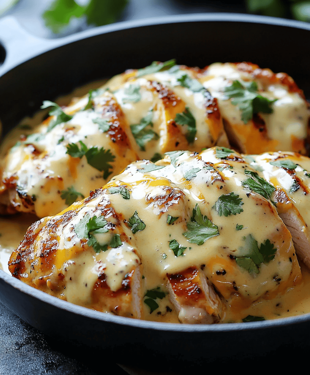 Mexican Chicken With Cheese Sauce Recipe - ymrecipes.com