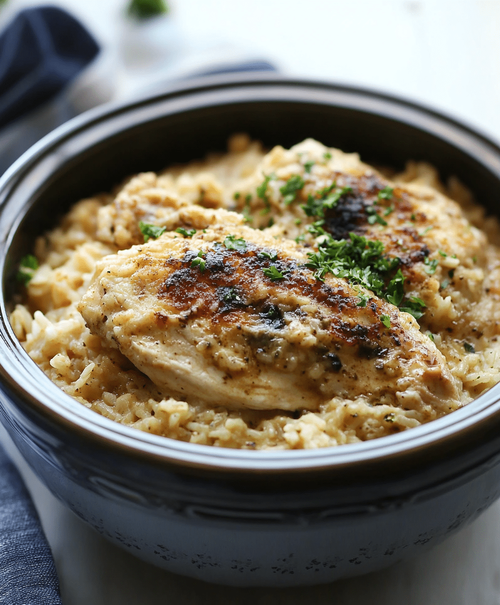 Slow Cooker Chicken And Rice Recipe - ymrecipes.com