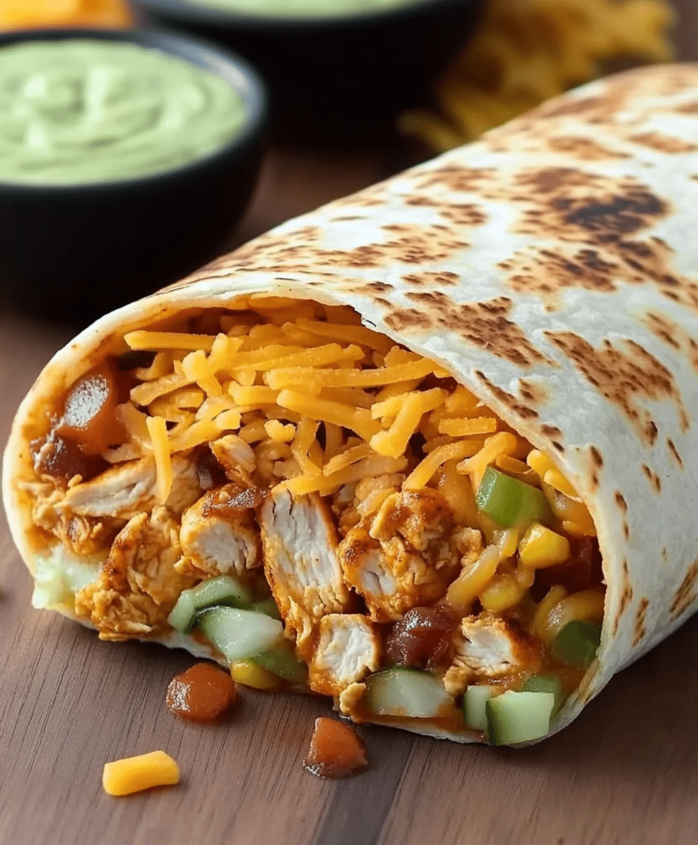 Taco Bell Chicken Burrito Recipe - ymrecipes.com