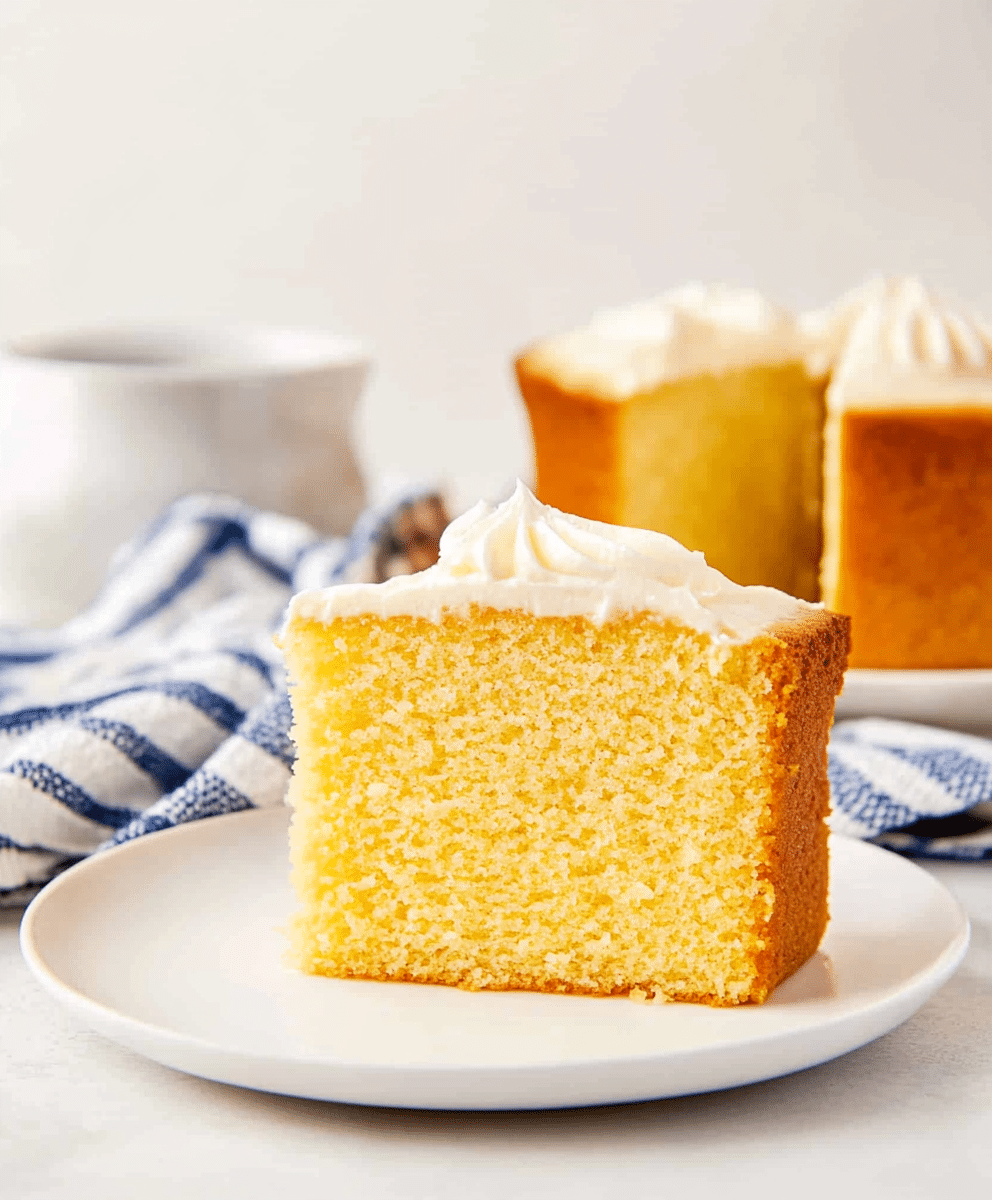 Butter Cake Recipe - ymrecipes.com