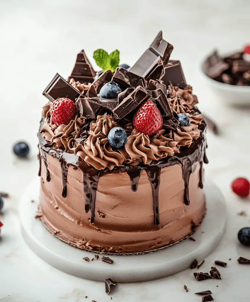 Ice Crime Chocolate Overload Explosion Cake Recipe - ymrecipes.com