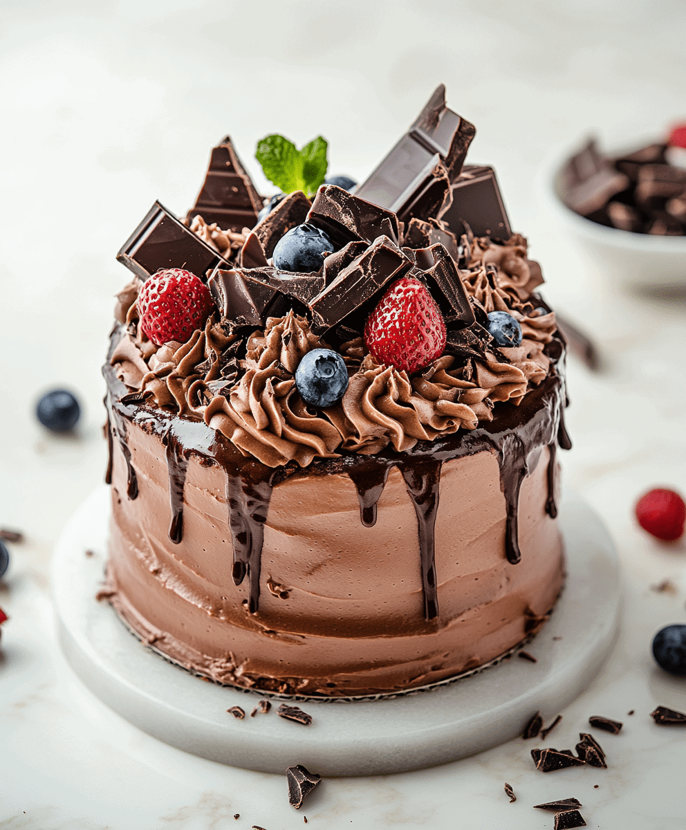Ice Crime Chocolate Overload Explosion Cake Recipe - ymrecipes.com