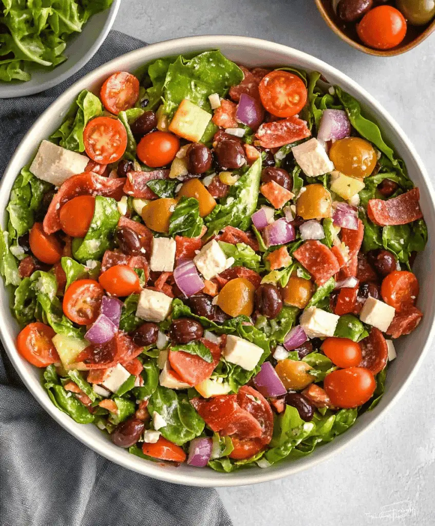 Italian Chop-chop Salad Recipe - ymrecipes.com