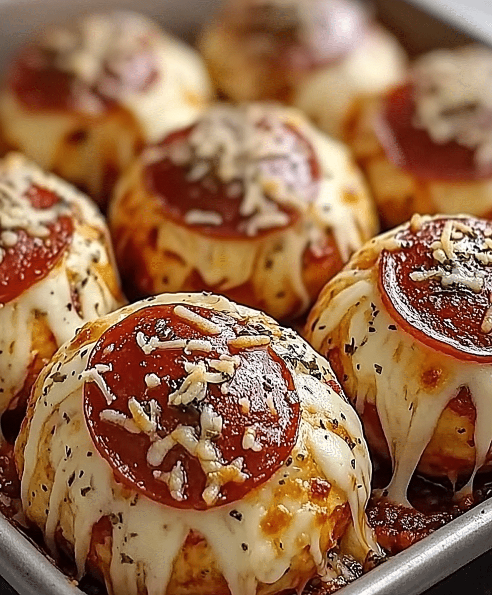 Pepperoni Pizza Bombs Recipe - ymrecipes.com