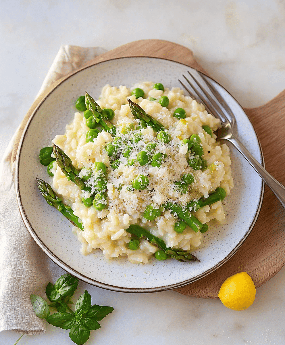Asparagus Risotto Recipe - ymrecipes.com