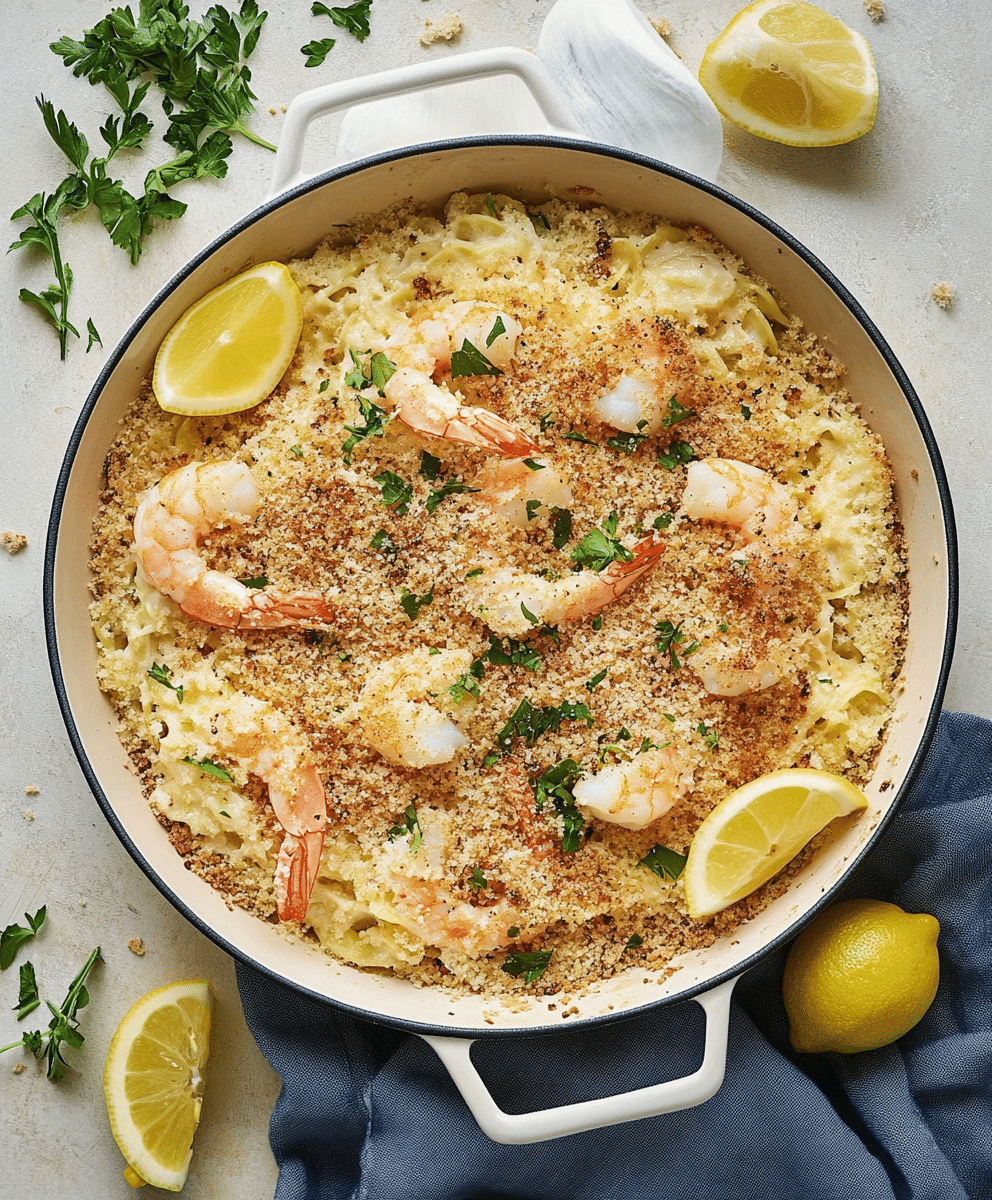 Baked Shrimp Scampi With Bread Crumbs Recipe - ymrecipes.com