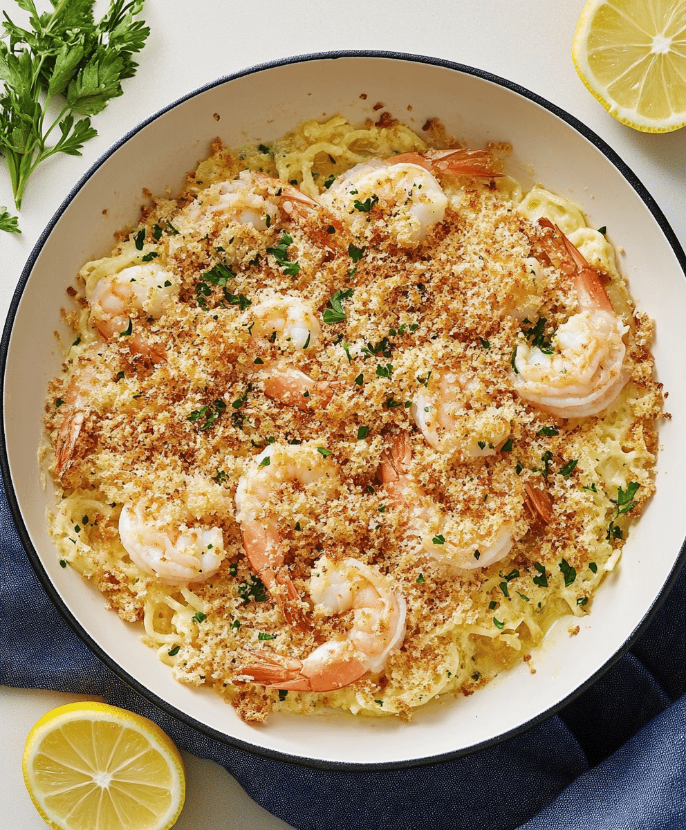 Baked Shrimp Scampi With Bread Crumbs Recipe - ymrecipes.com