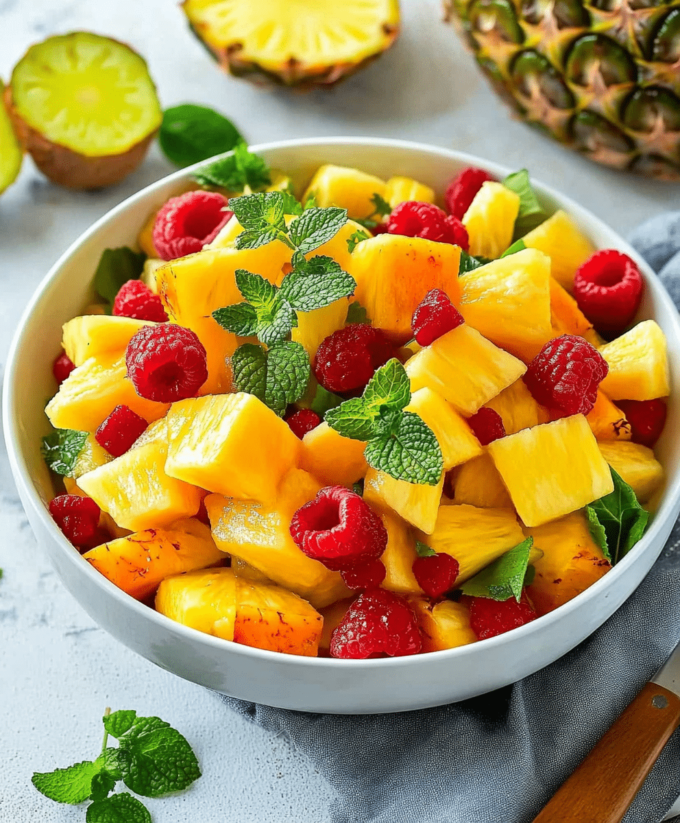 Tropical Pineapple Salad Recipe - ymrecipes.com