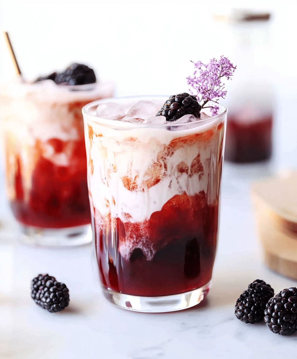 Blackberry Tea Iced Tea Latte Recipe - ymrecipes.com