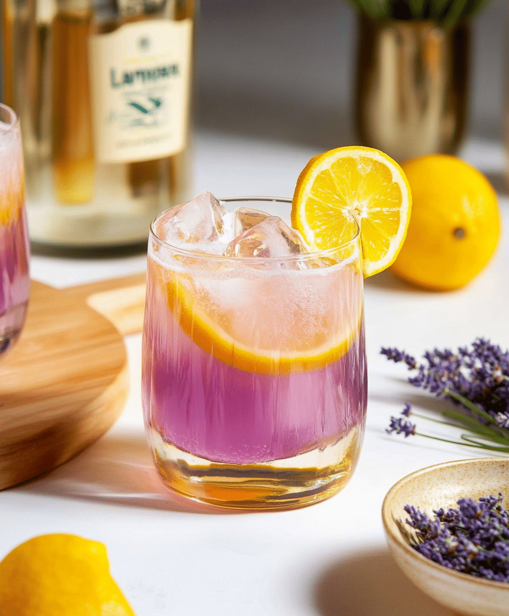 Lavender Spritz Cocktail Recipe - ymrecipes.com