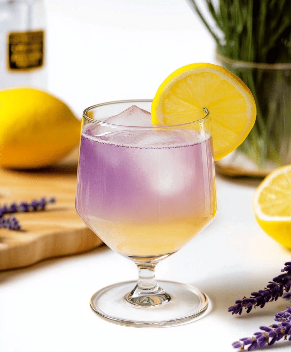 Lavender Spritz Cocktail Recipe - ymrecipes.com