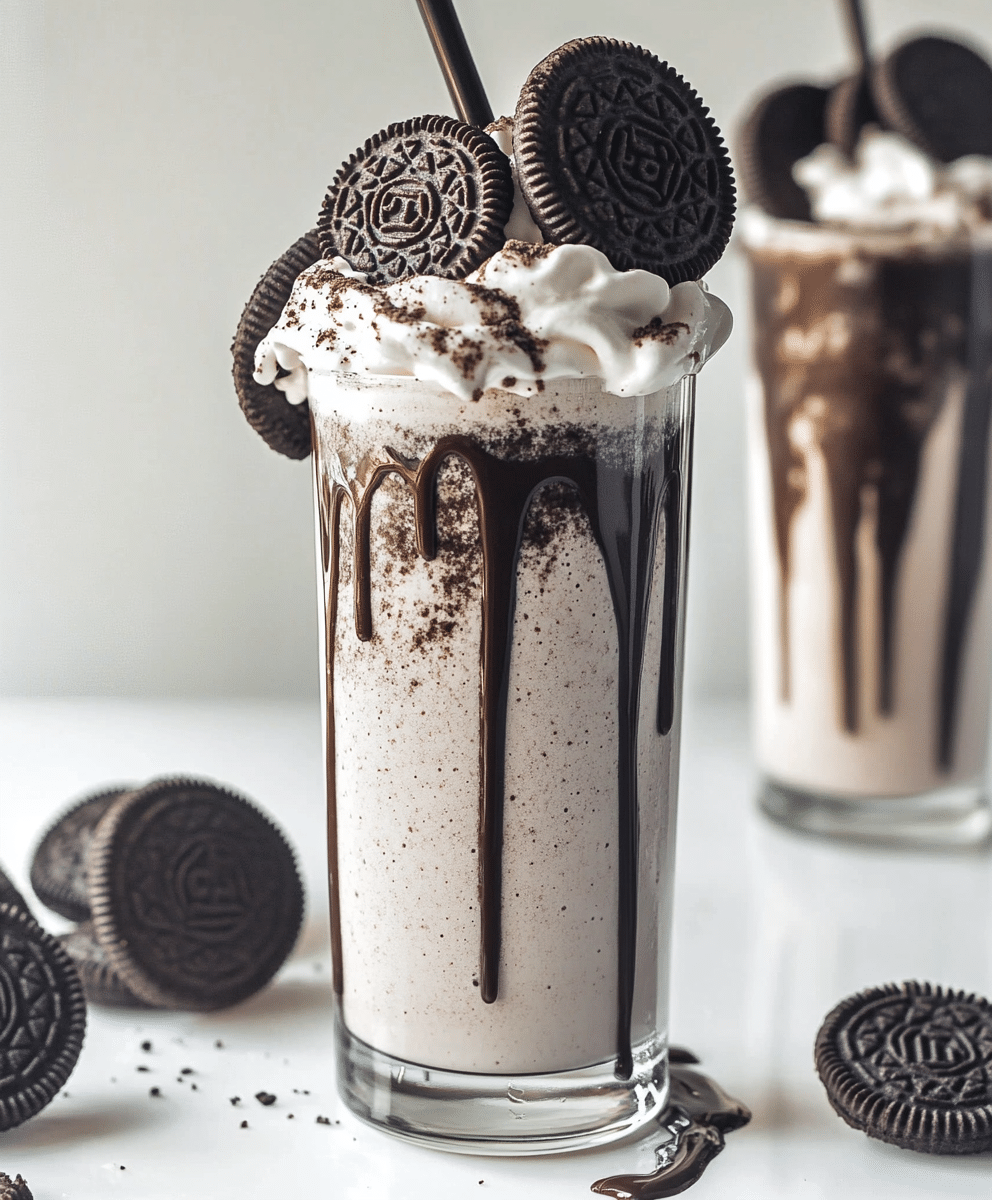 Oreo Milkshake Recipe - ymrecipes.com