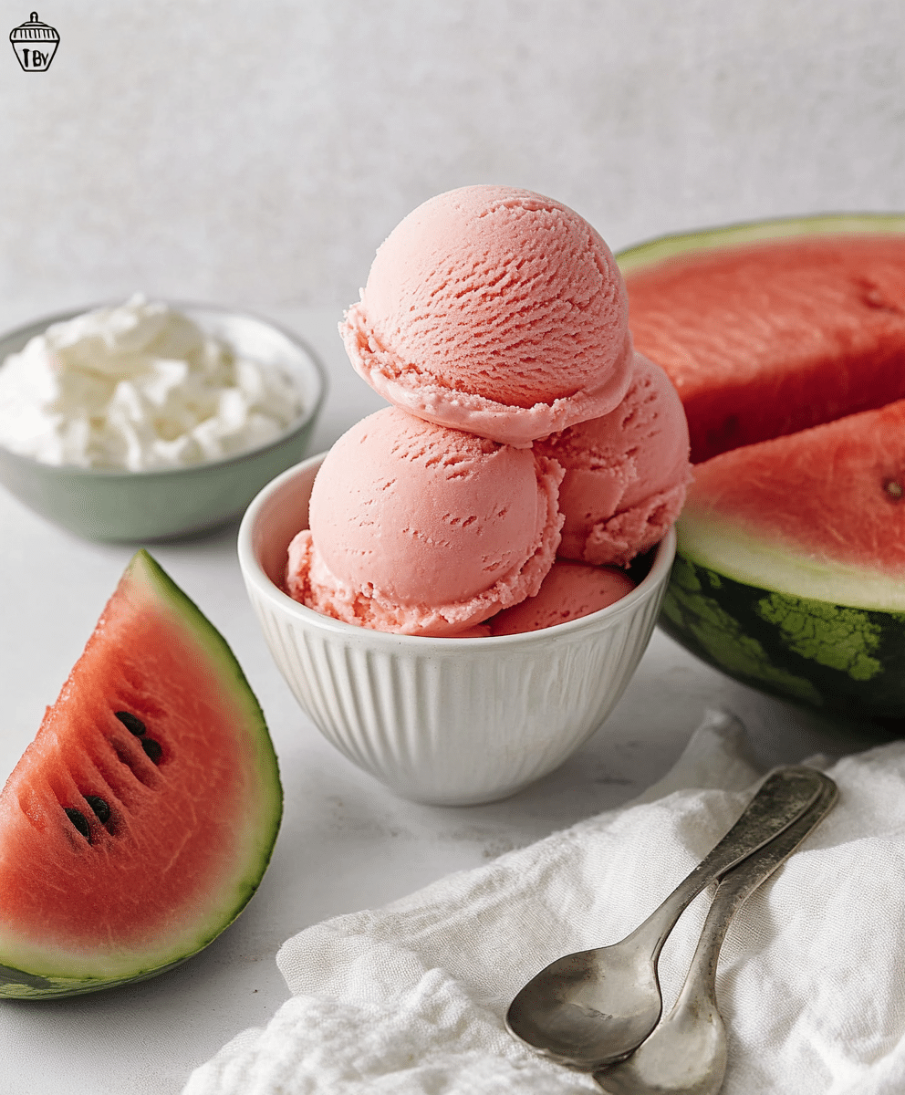 2-ingredient Watermelon Gelato Recipe - ymrecipes.com