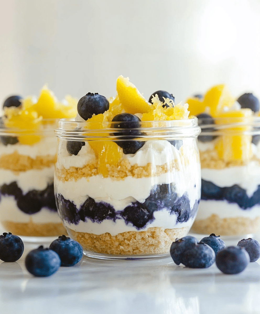 Easy Lemon Blueberry Trifle Recipe - ymrecipes.com