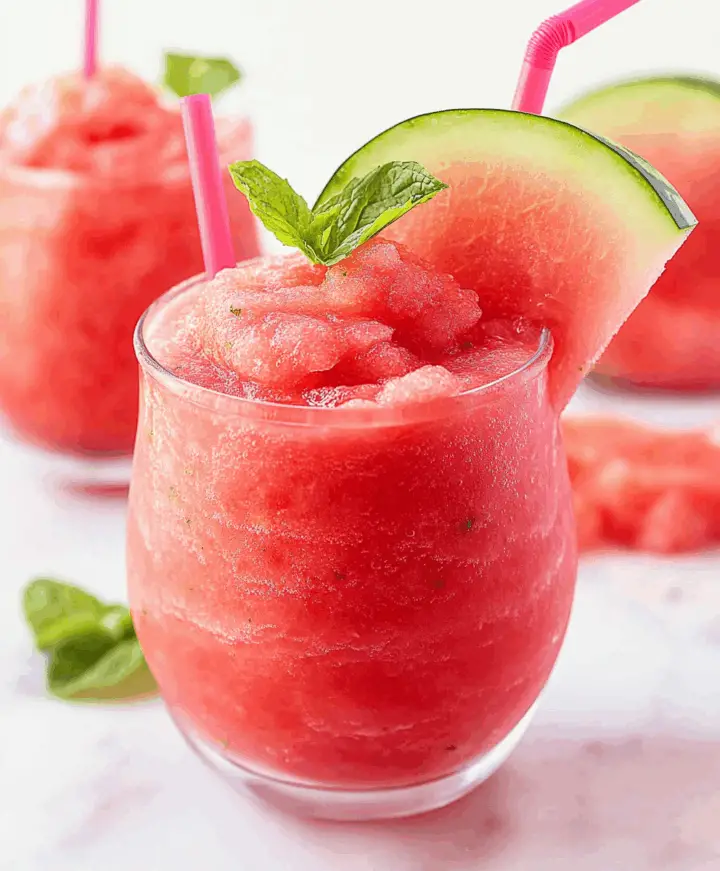 Watermelon Slushie Recipe - ymrecipes.com